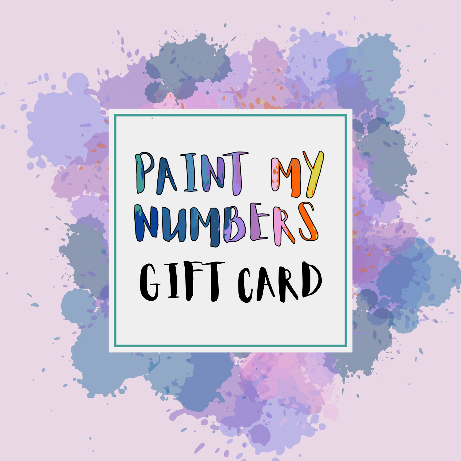 Gift Card - Paint My Numbers